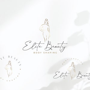 Body Sculpting Logo Design, Beauty Logo Design, Goddess Logo, Spiritual ...