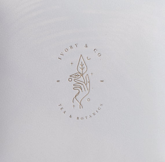 Hands Logo Beauty Logo Organic Logo Leaf Logo Skincare | Etsy