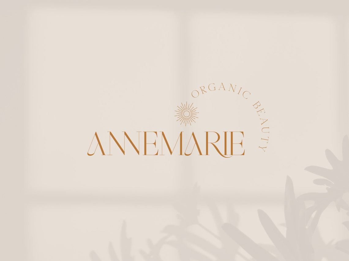 Sun Logo Life Coach Logo Boho Sunburst Logo Sun Rays Logo - Etsy