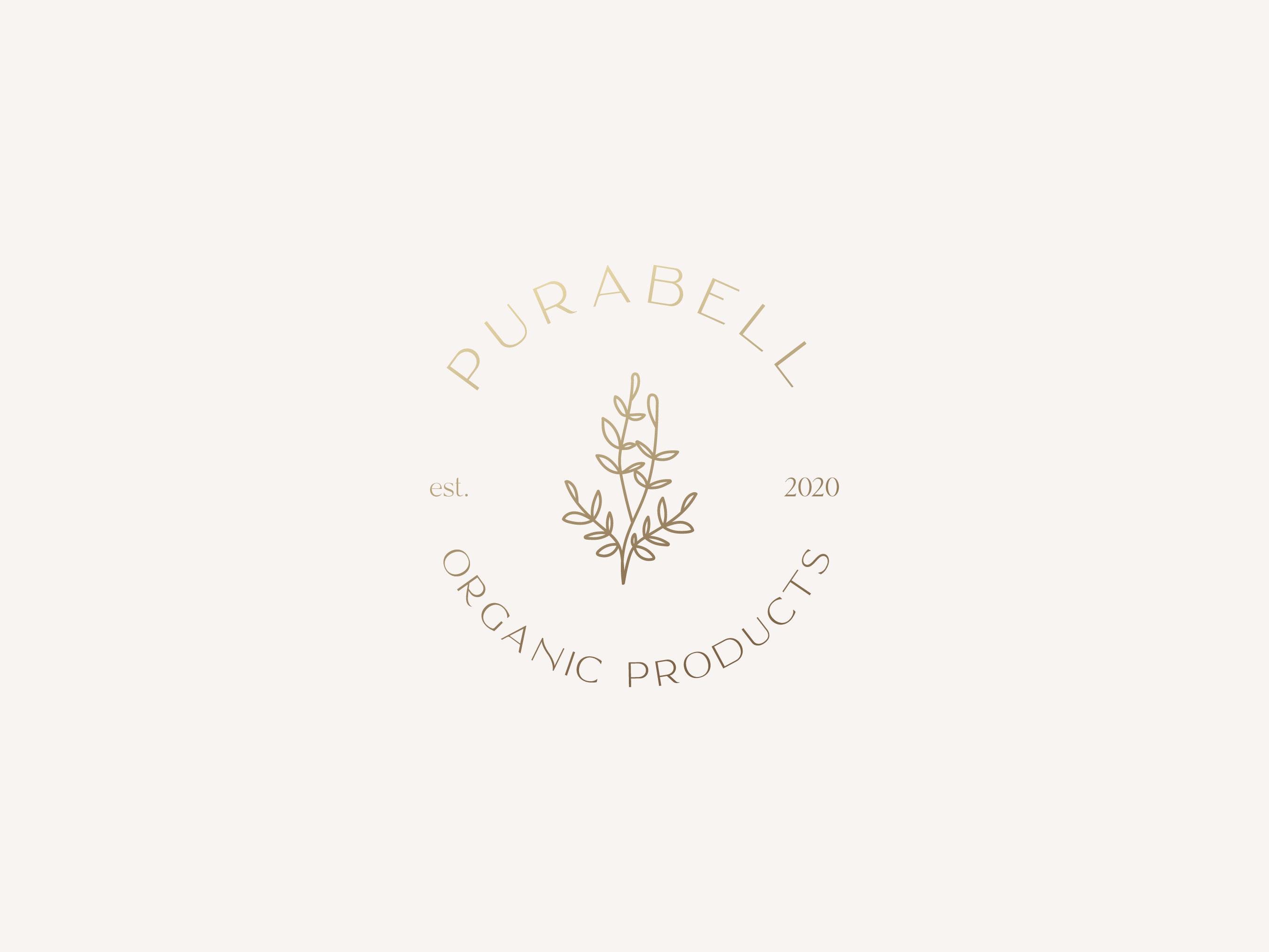 Organic Skincare Logo Leaf Logo Boutique Logo Design - Etsy