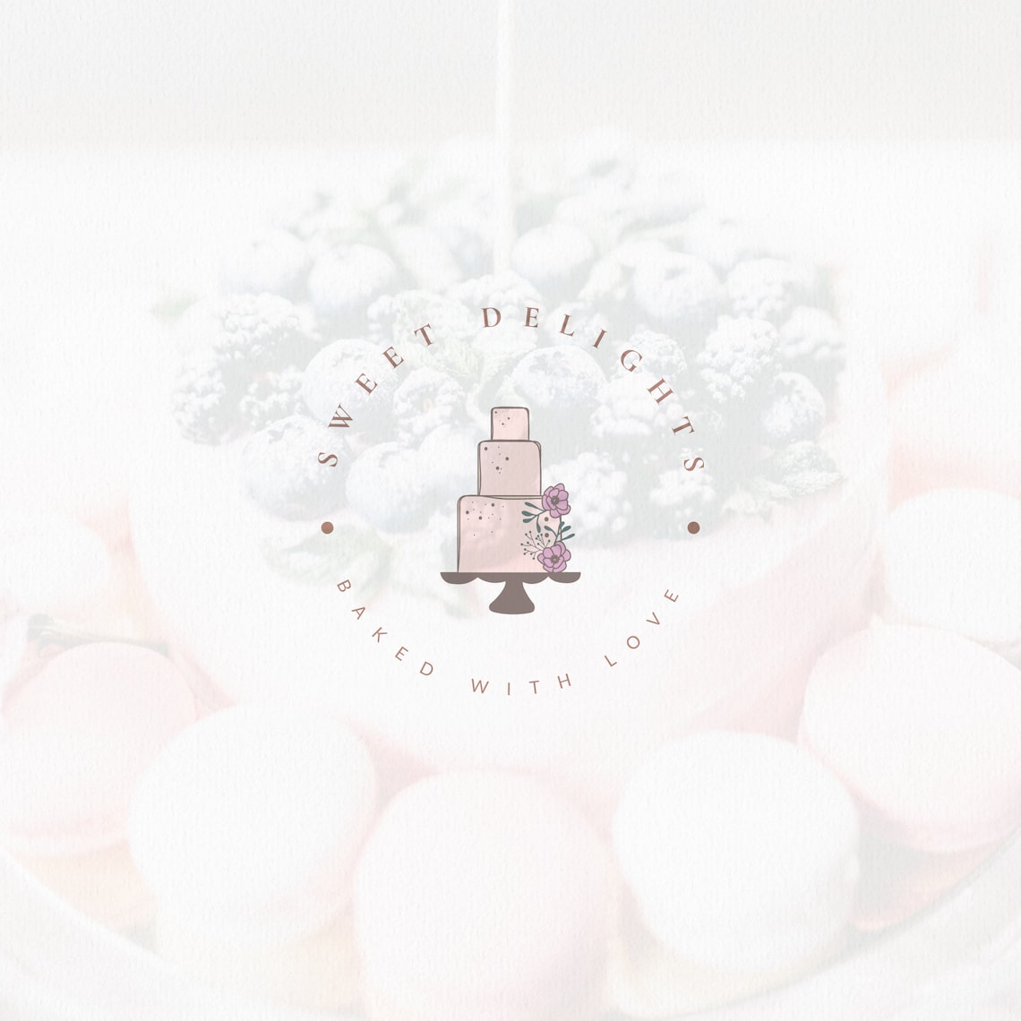 Cake Logo Bakery Logo Design Cupcake Logo Baking Logo - Etsy