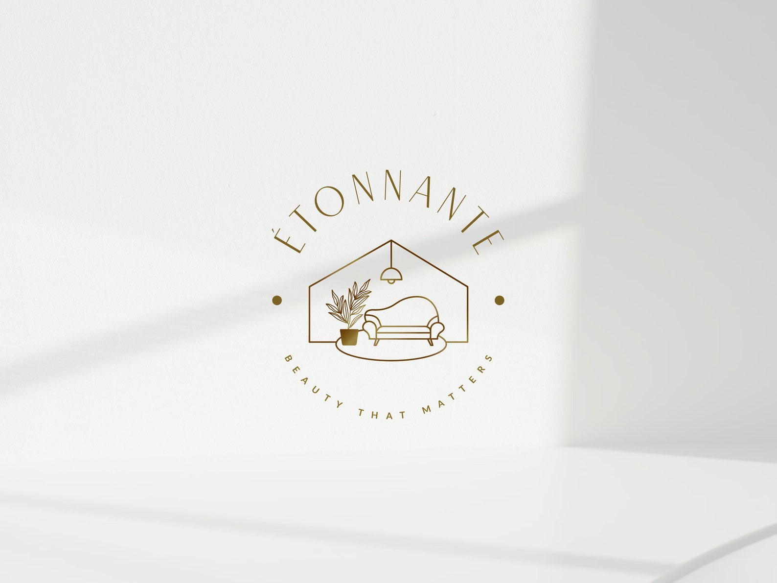 Minimalist Interior Design Logo Furniture Logo Contemporary - Etsy