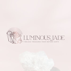 Crystal Logo, Lotus Logo, Sun Logo, Gem Logo,jewelry Logo, Gemstone ...