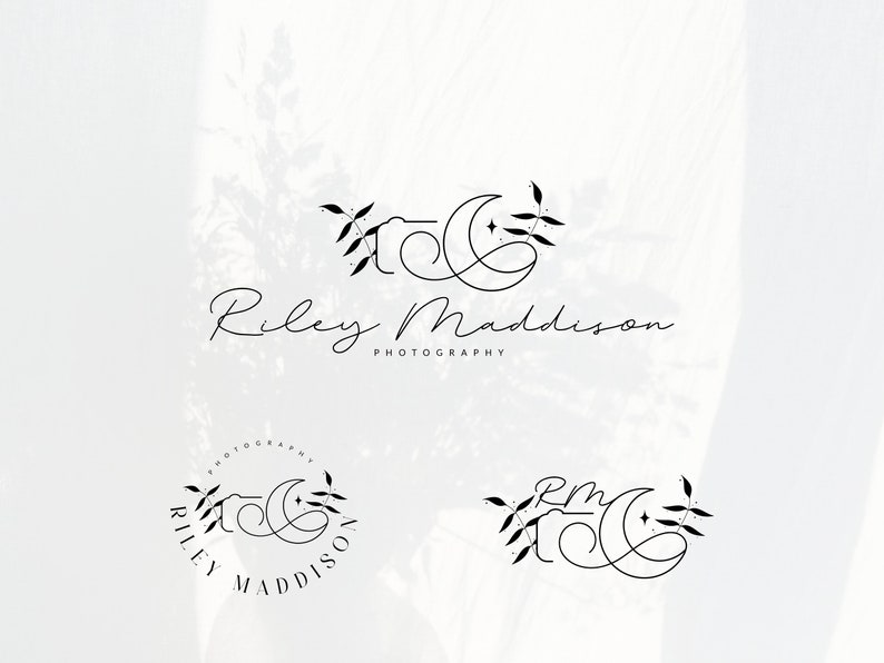 Photography Logo Moon Logo Baby Photography Logo Camera - Etsy