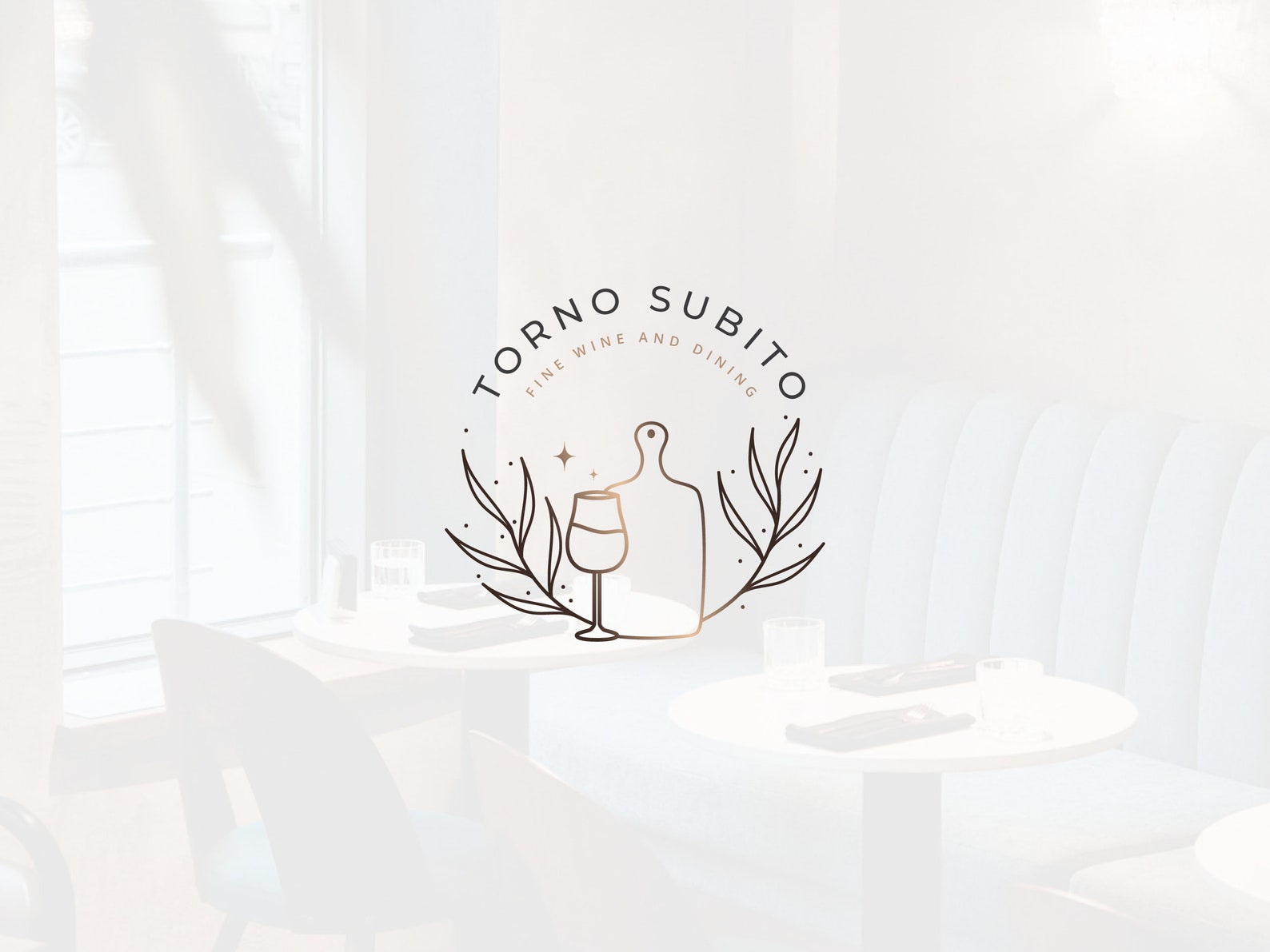 Wine and Dine Logo, Fine Dining Restaurant Logo, Wine Shop Logo ...