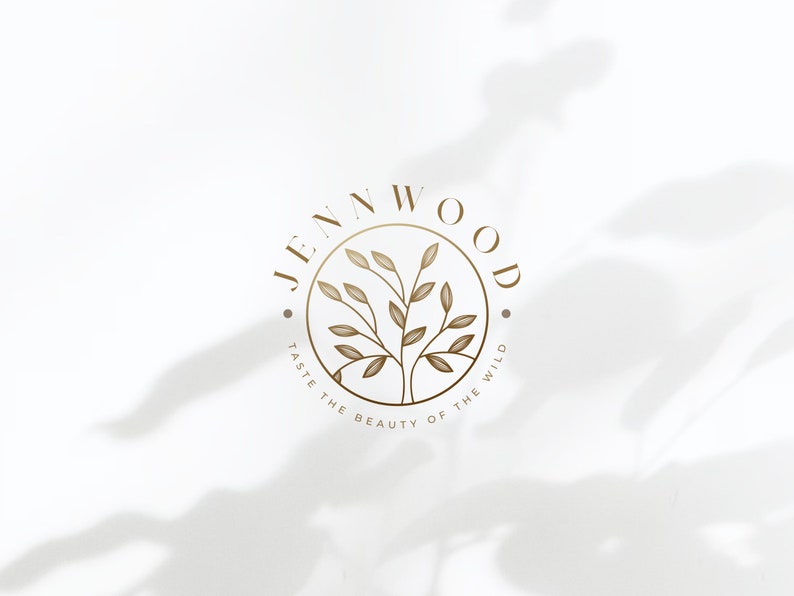 Tree Logo Beauty Logo Organic Logo Leaf Logo Skincare - Etsy