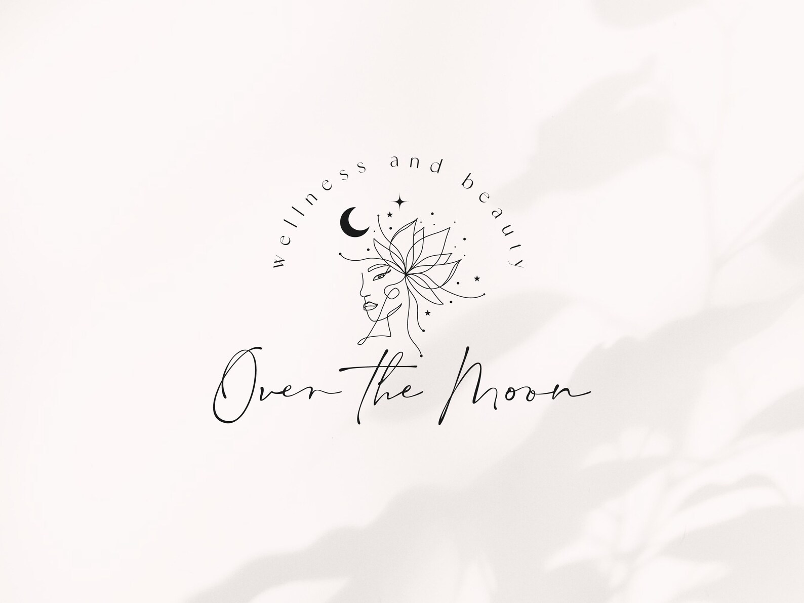 Woman Logo, Lotus Flower Logo, Goddess Logo, Makeup Artist, Line Art ...