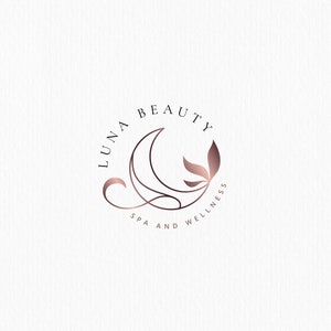 Magic Moon Logo, Minimal Celestial Logo, Spiritual Logo, Stars Logo ...