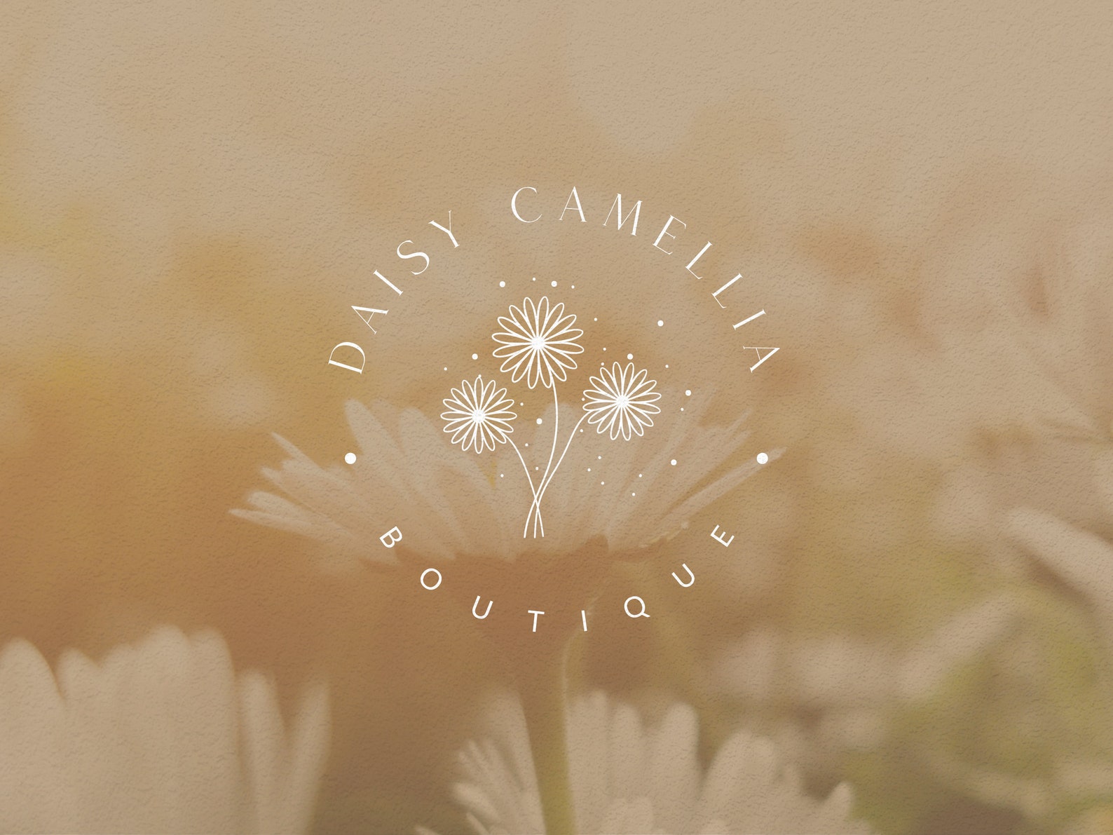 Daisy Logo Chamomile Logo Flower Logo Design Flower | Etsy