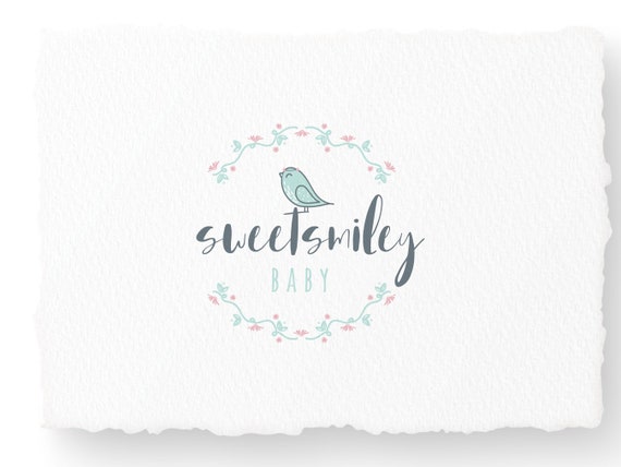 Baby Logo Events Logo Birthday Logo Wedding Logo | Etsy