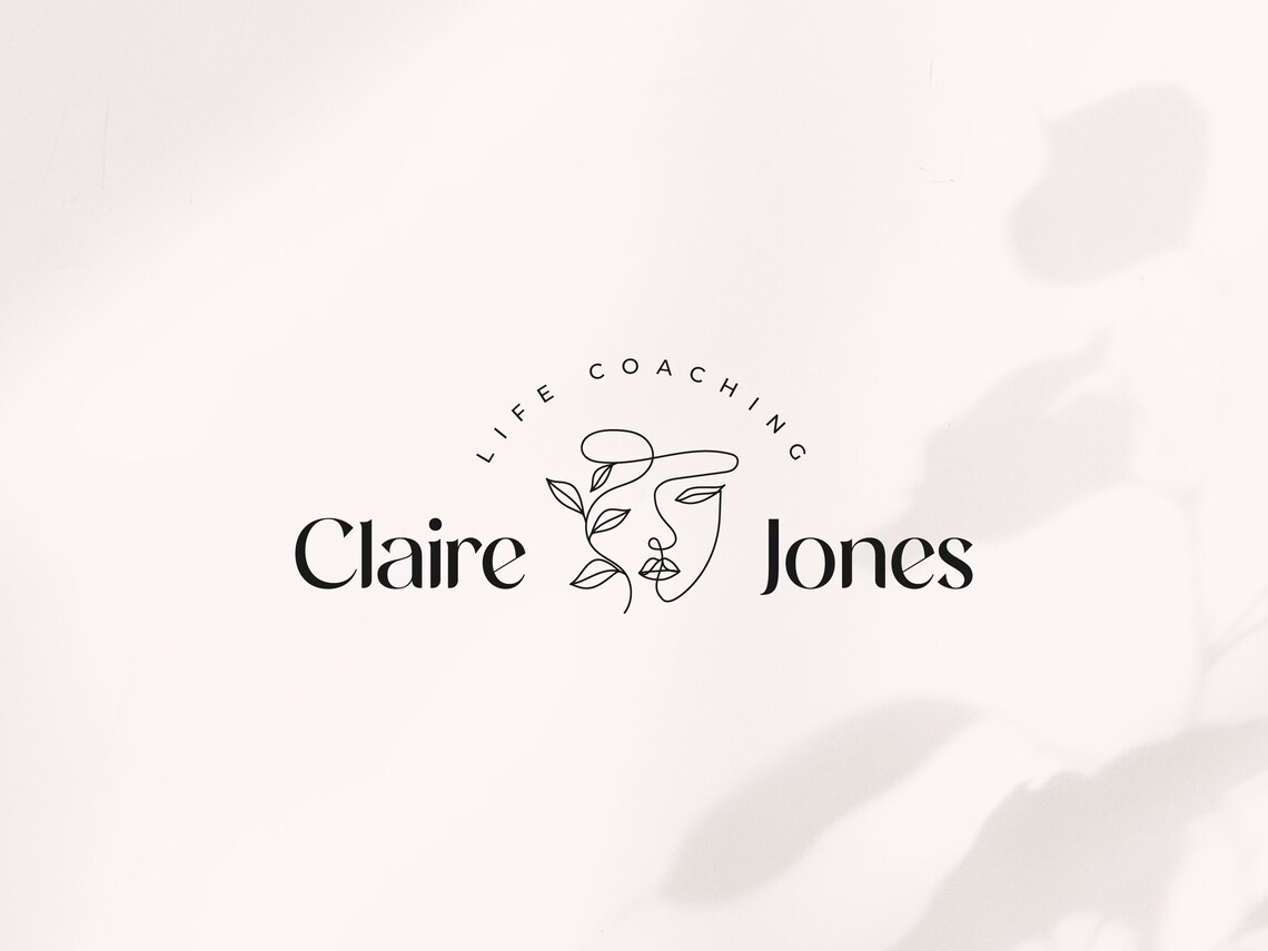 Face Logo Design Abstract Face Logo Face Lineart Logo Mental - Etsy