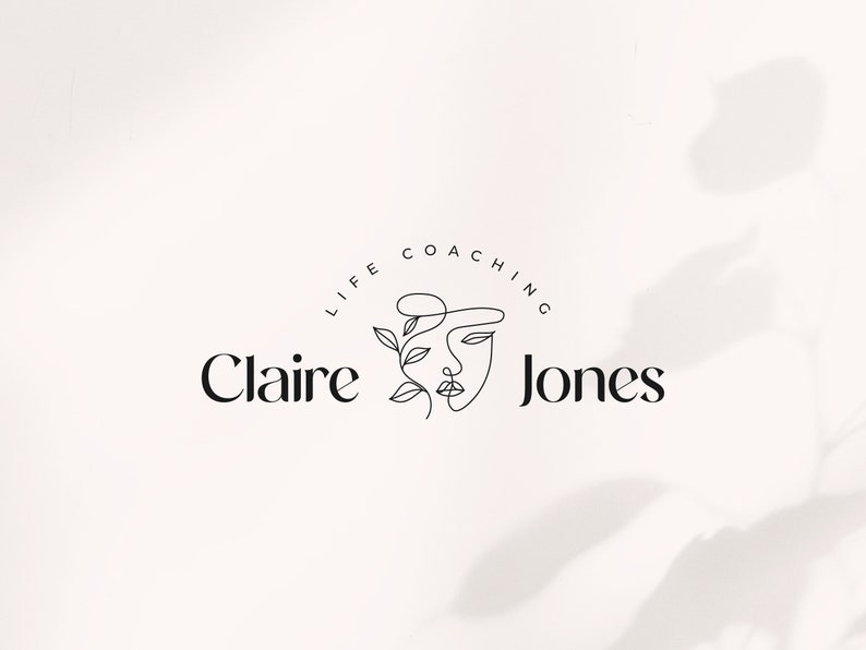 Face Logo Design Abstract Face Logo Face Lineart Logo Mental - Etsy