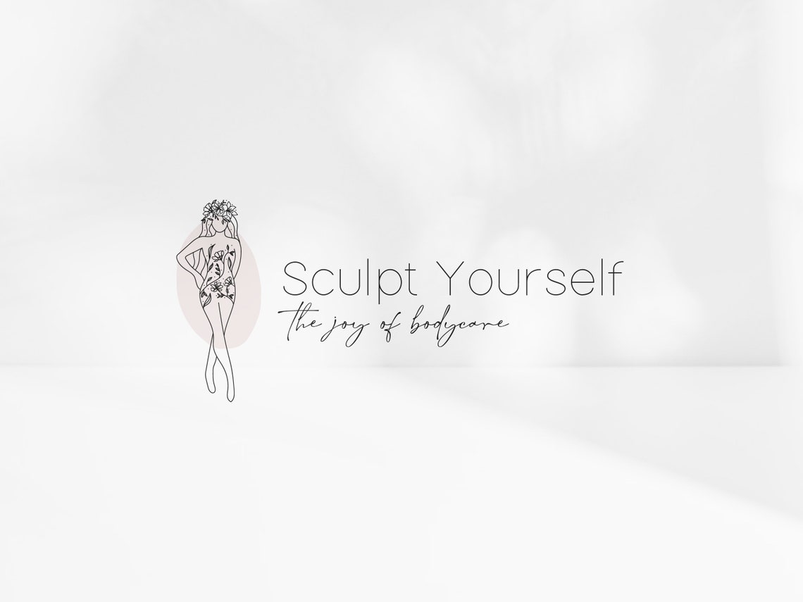 Body Sculpting Logo Design Beauty Logo Design Goddess Logo - Etsy