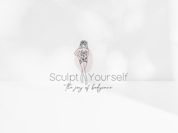 Body Sculpting Logo Design Beauty Logo Design Goddess Logo | Etsy