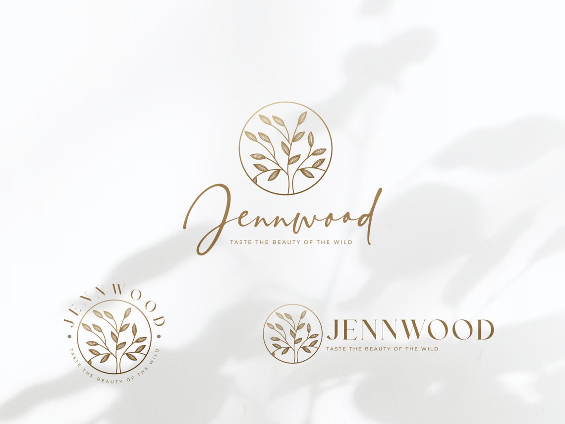 Tree Logo Beauty Logo Organic Logo Leaf Logo Skincare - Etsy