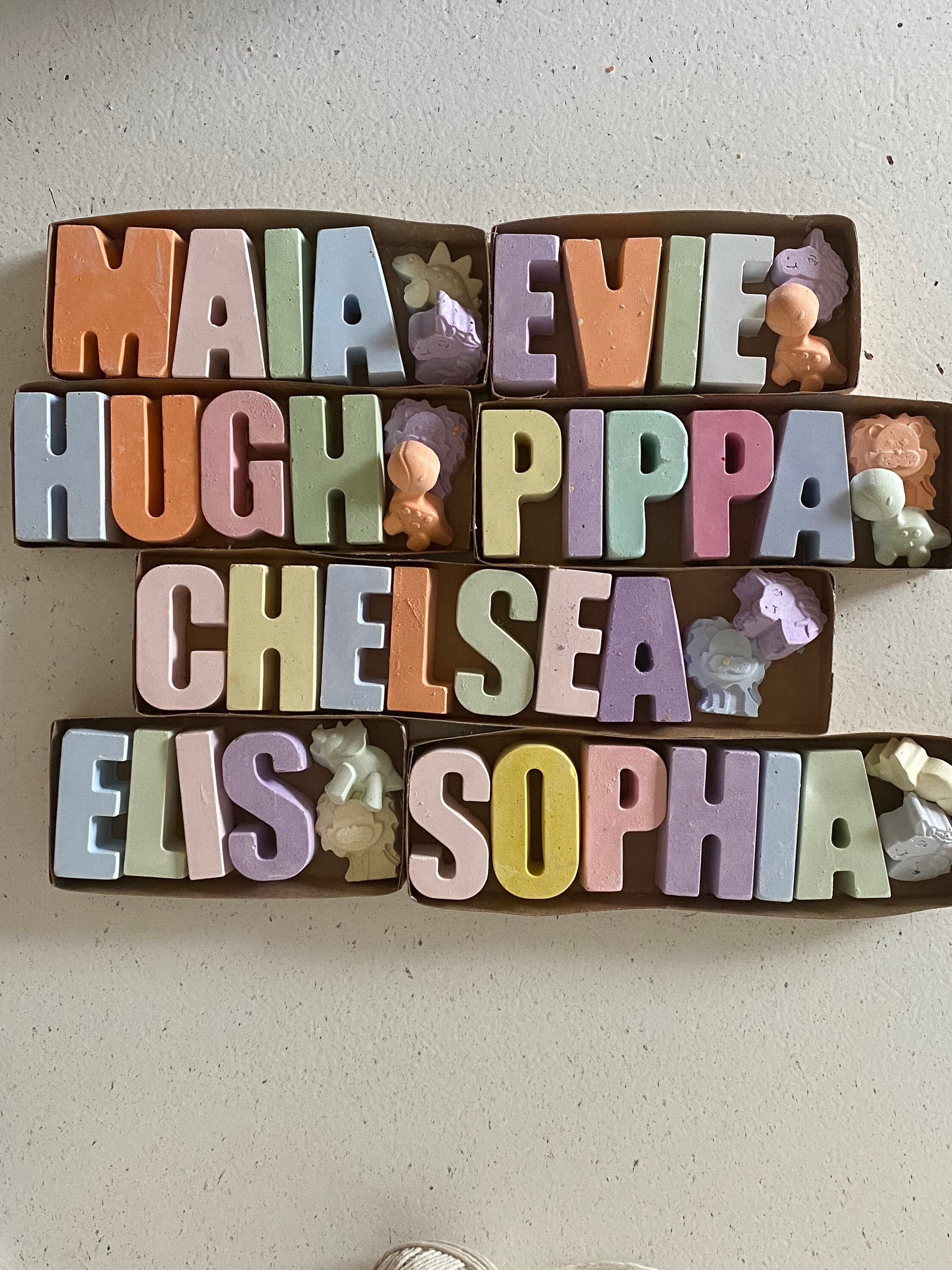 Personalised Name Chunky Chalk Custom Handmade Chalk - Etsy Australia