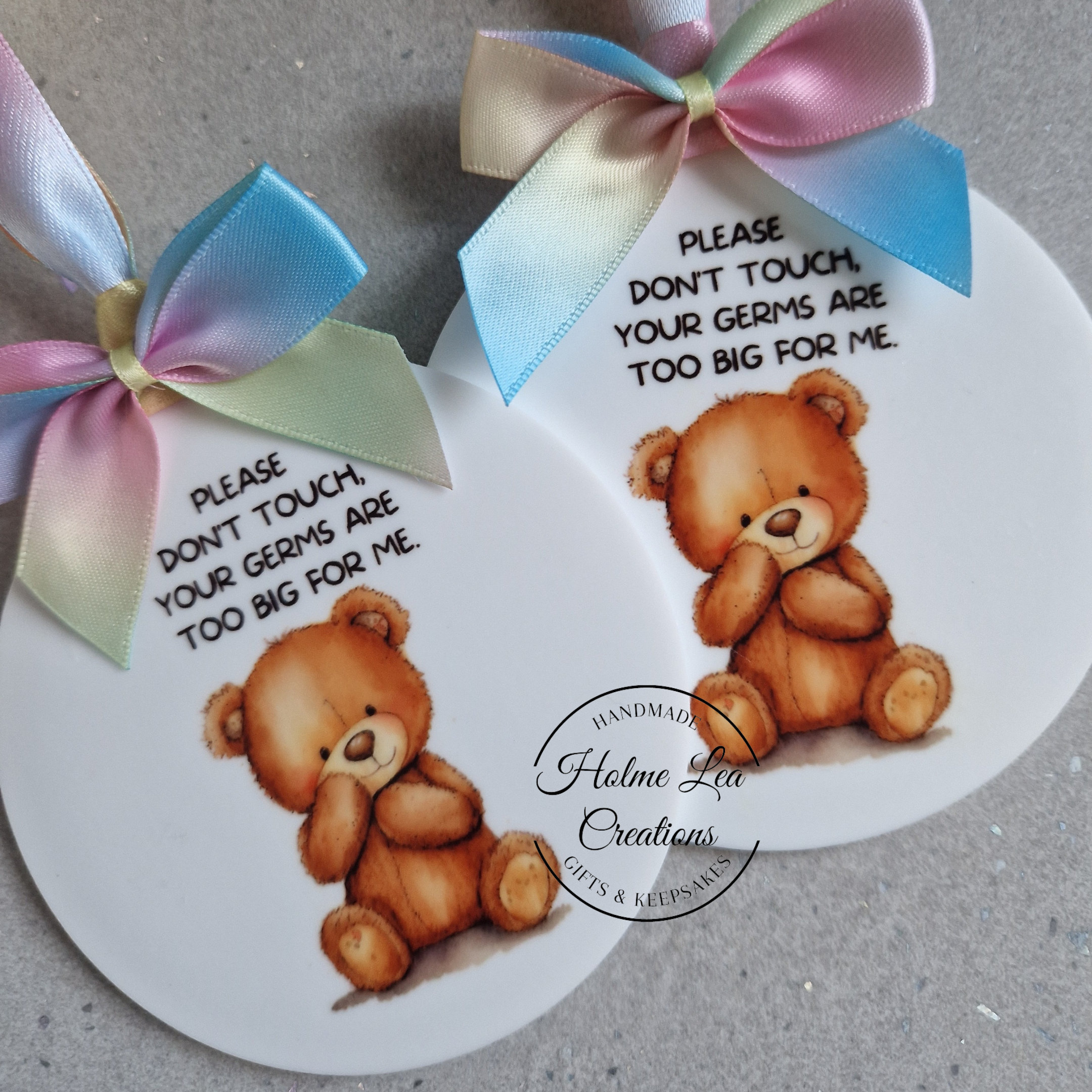 Germ Tag 'please Don't Touch Your Germs Are Too Big for Me' Baby Pram ...