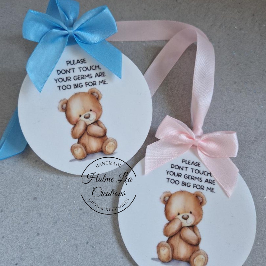 Germ Tag 'please Don't Touch Your Germs Are Too Big for Me' Baby Pram ...