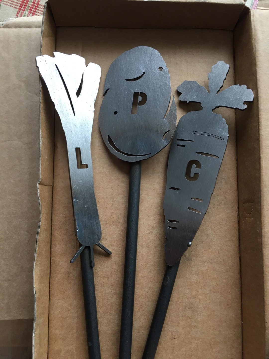 Seedling Plant Markers-carrot-potato-leek- Vegetable Marker-gardener ...