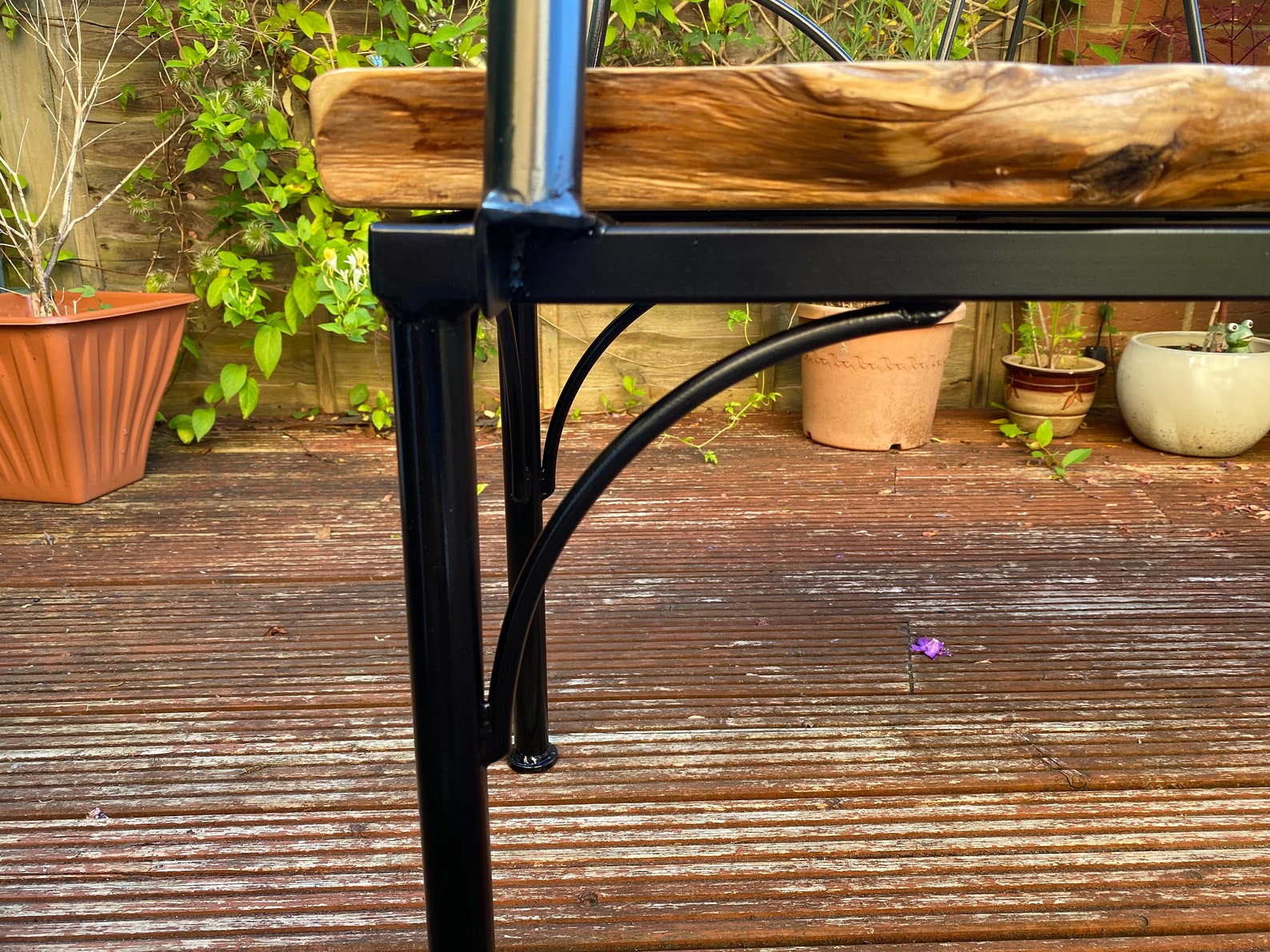 Garden Bench-handmade Garden Bench-spiders-reclaimed Wood - Etsy UK