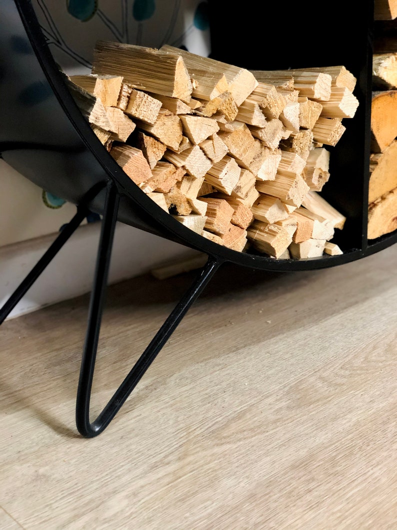 Log Store-log Holder-freestanding-kindling Store-fireside - Etsy UK