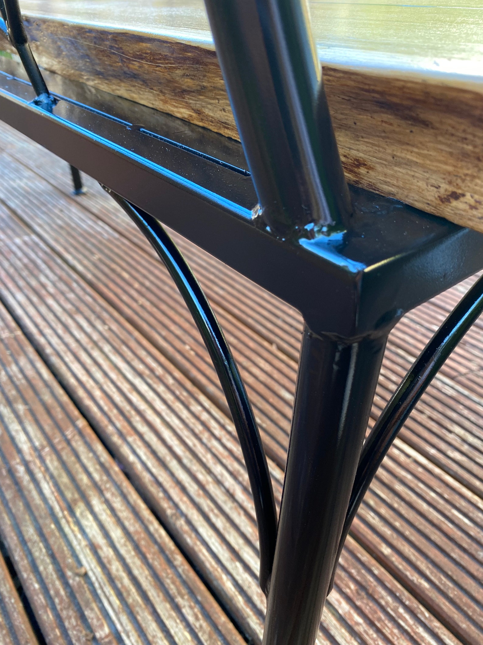 Garden Bench-handmade Garden Bench-spiders-reclaimed Wood - Etsy UK