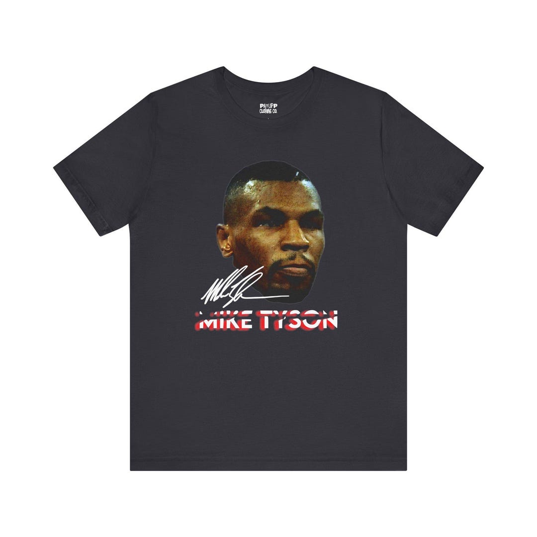 Custom Mike Tyson T Shirt Retro Boxing Legend Graphic Tee Iron Mike Fan ...