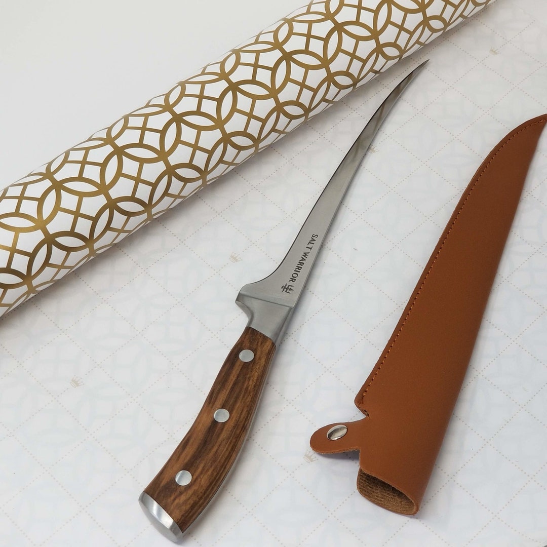 Fishing Fillet Knife + Leather Case - Etsy