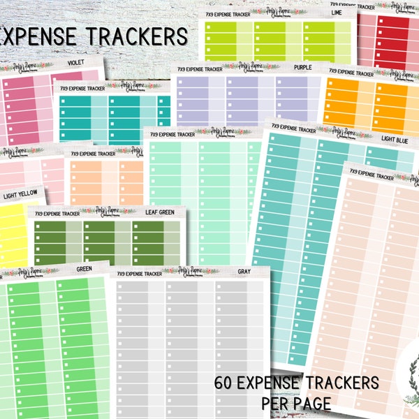 Expense Tracker Stickers - Etsy