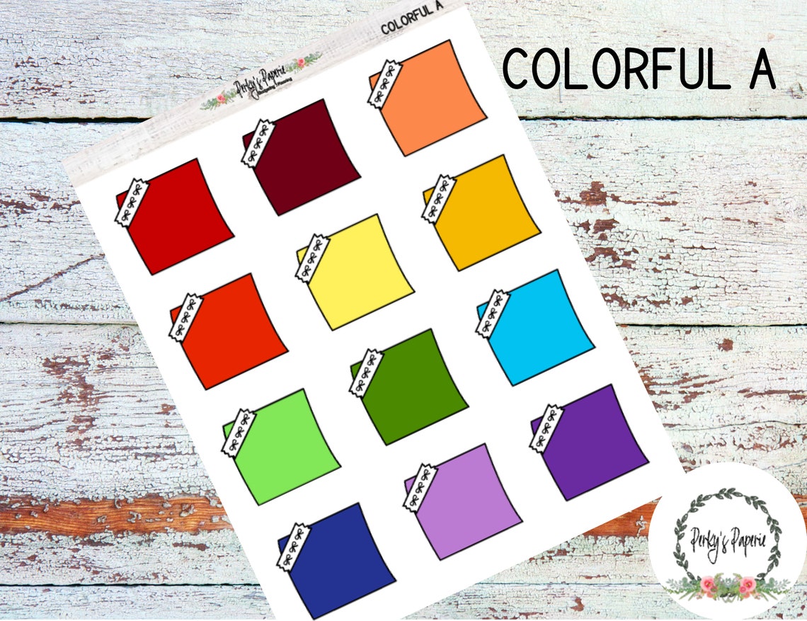 Sticky Note Planner Box Stickers Planner Stickers Take | Etsy