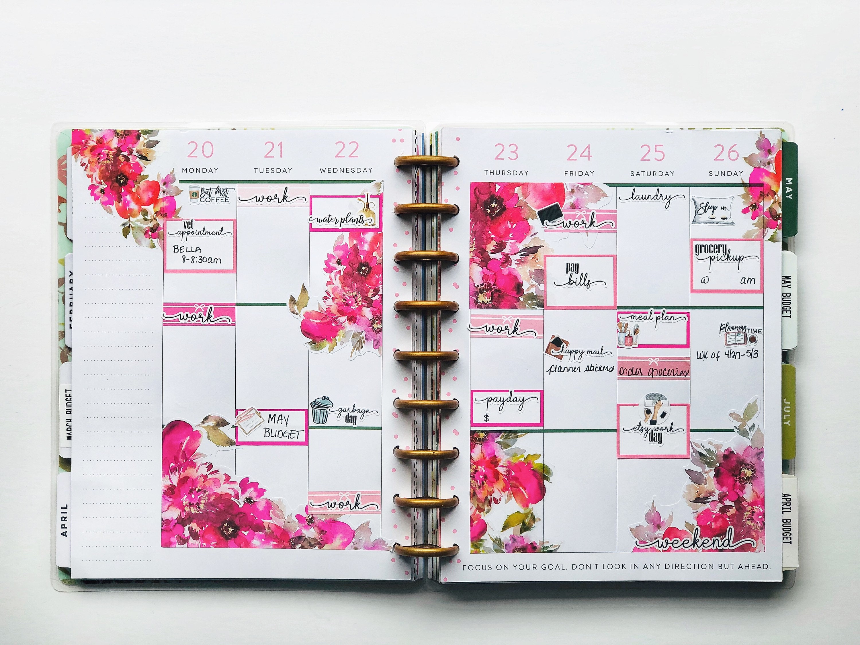 Classic HP Colorful Planner Boxes Functional Planner | Etsy