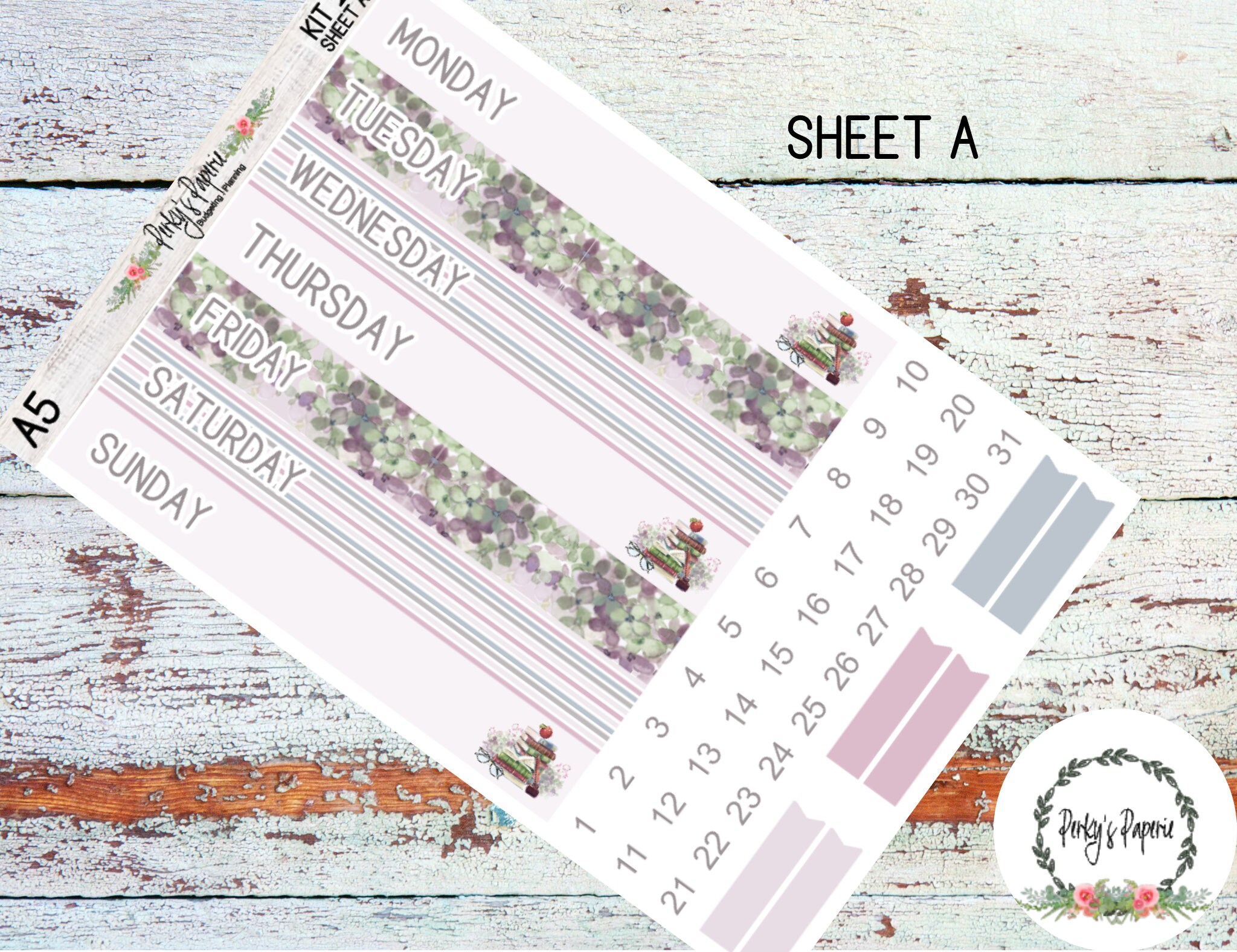 A5 Coiled Daily Duo Weekly Planning Kit Back to School Book - Etsy