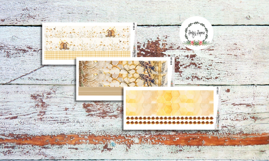 Budget Headers Thick and Thin Washi to Adorn Top Pages of Your Budget ...