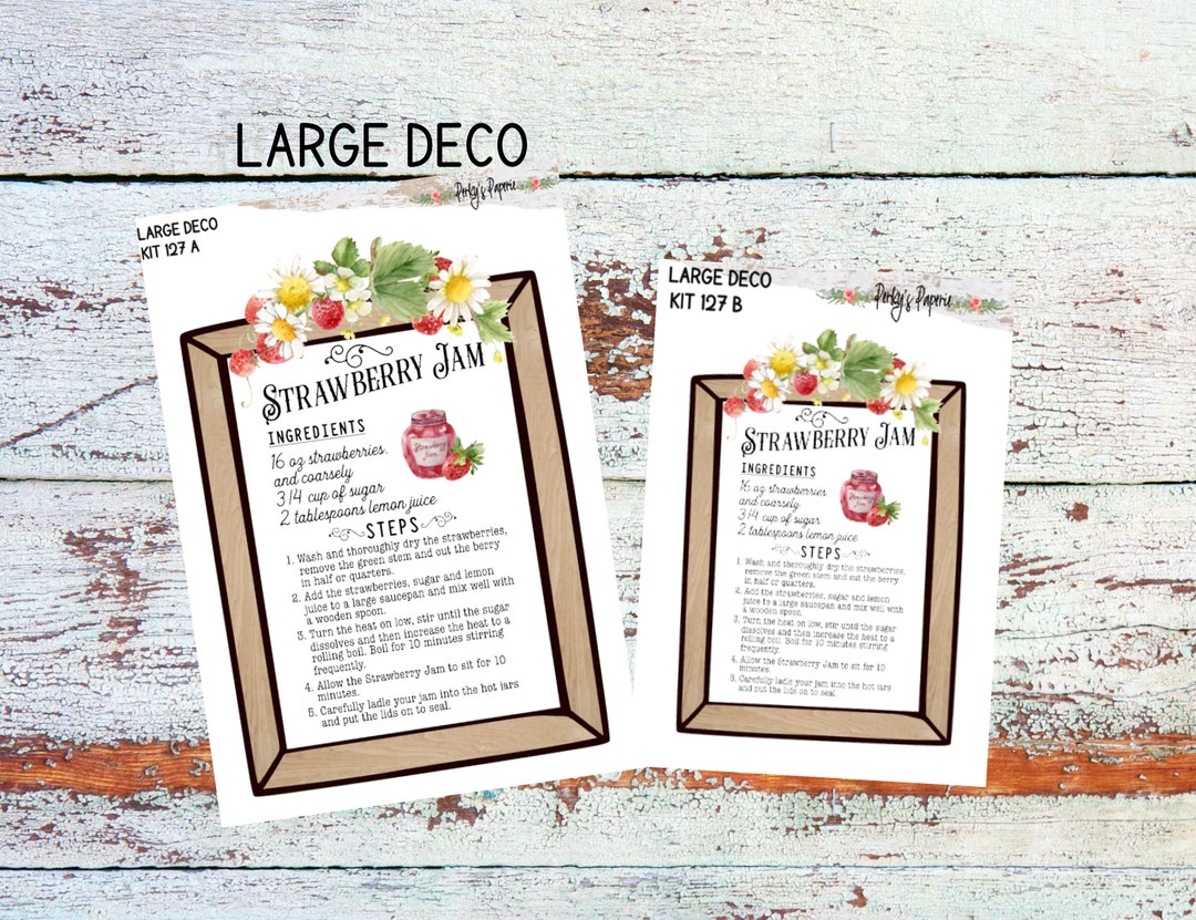 Extra Large, Jumbo Deco Planner Sticker for Your Overview Pages, Blank ...