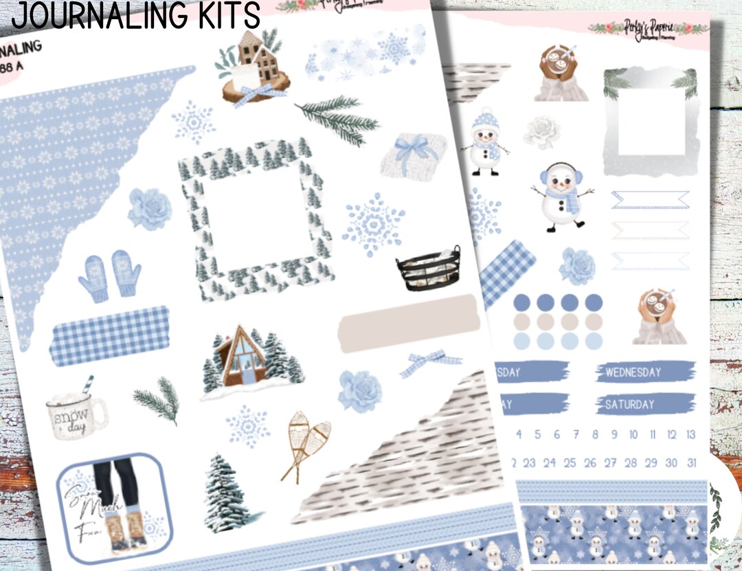 Journal, Scrapbook, Hobonichi Cousin Daily Planner Sticker Kit 88 ...
