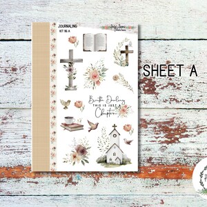 Christian Journaling Sticker Kit 116, Planner Stickers for Bible Study ...