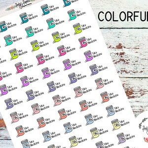 Take Your Medicine Sticker | Medicine Reminder | Medicine Tracker ...