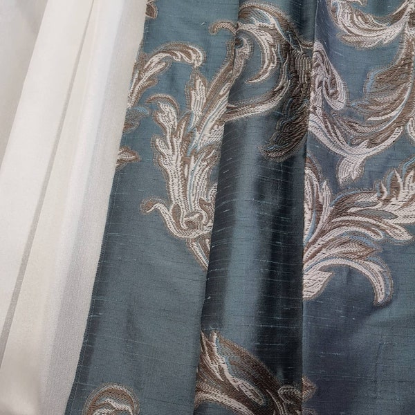 Blue Curtain Panels - Etsy