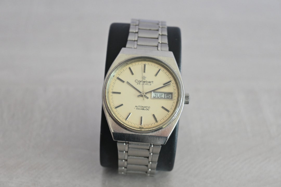 Cortebert Automatic Incabloc Watch From the 1970s - Etsy