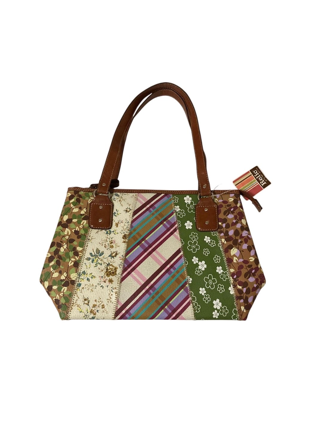 Vintage Relic Colorful Patchwork Purse Handbag Original Tag - Etsy