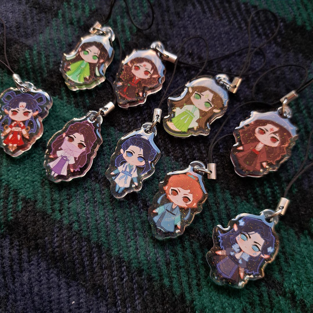 SVSSS Phone Charm Set Scum Villain's Self Saving System - Etsy