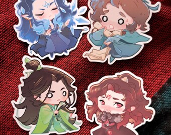 MXTX Scum Villain's Self Saving System SVSSS Chibi Character Bookmarks ...