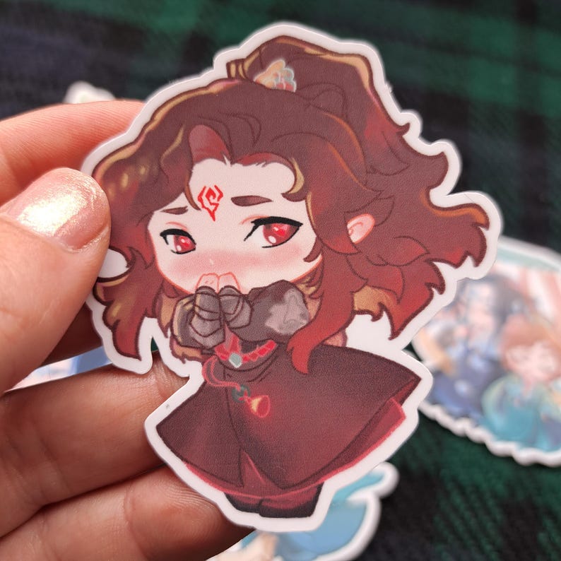 Scum Villain's Self Saving System Matte Stickers Danmei - Etsy
