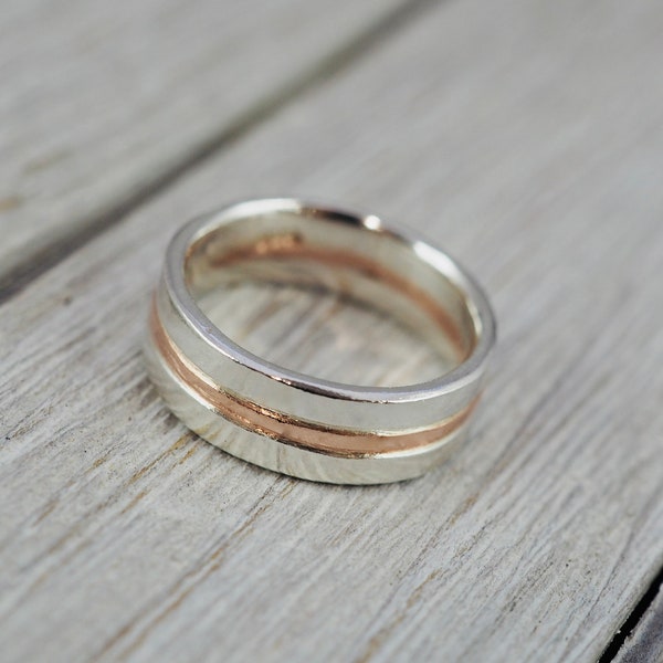 Silver Copper Ring - Etsy