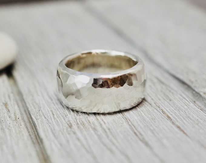 EARTH RING Chunky Sterling Silver or Gold Unique Statement Ring - Etsy ...