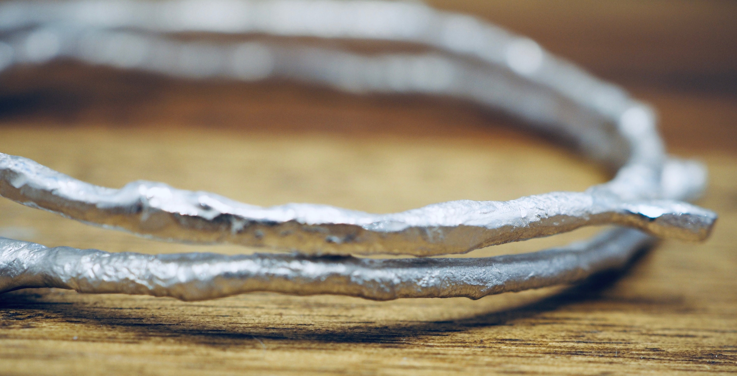 Sterling silver twig bracelet 925 Sterling silver bangle | Etsy