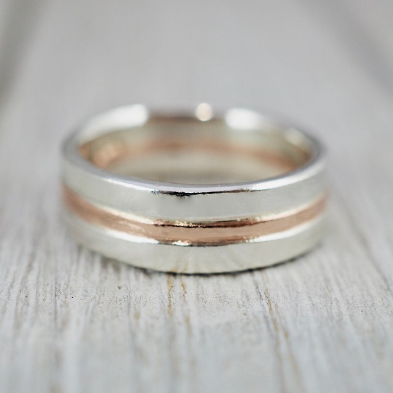 Silver Copper Ring - Etsy