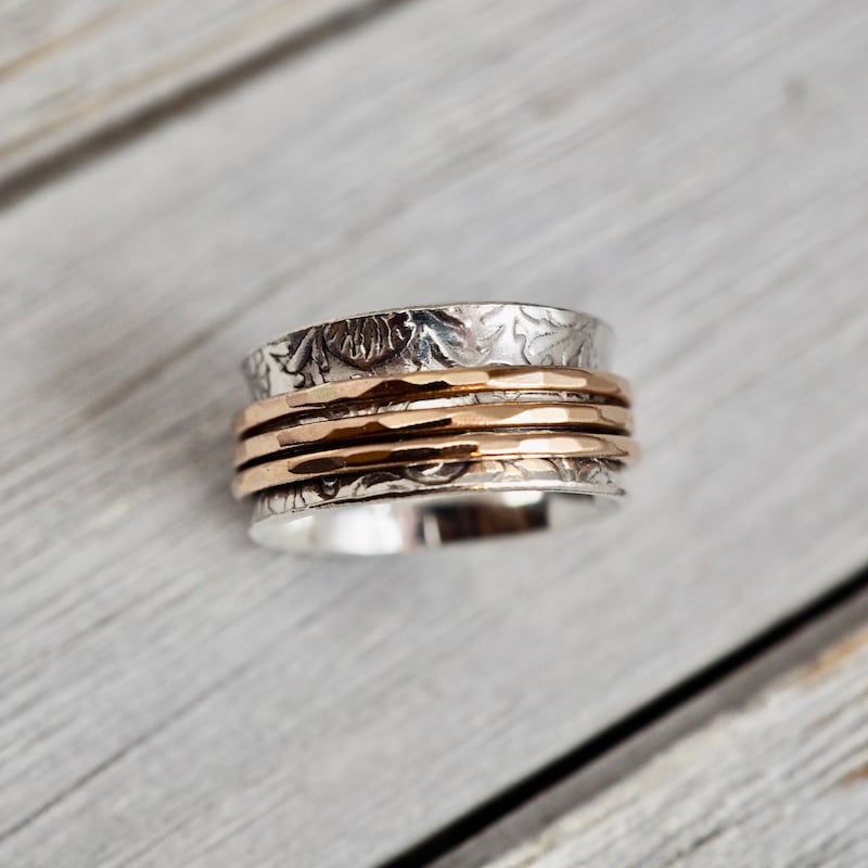 Gold Spinner Ring - Etsy