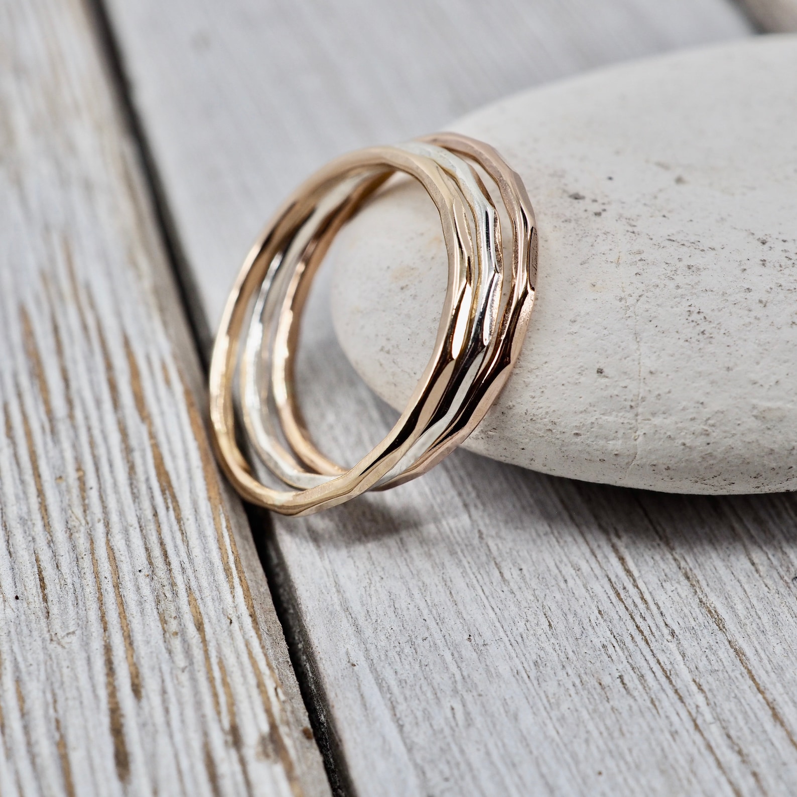 Thin Stacking Rings | Gold and Silver Rings | Handmade Jewellery | Gold ...