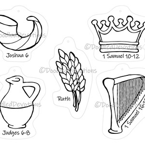 Printable Jesse Tree Ornaments - Etsy